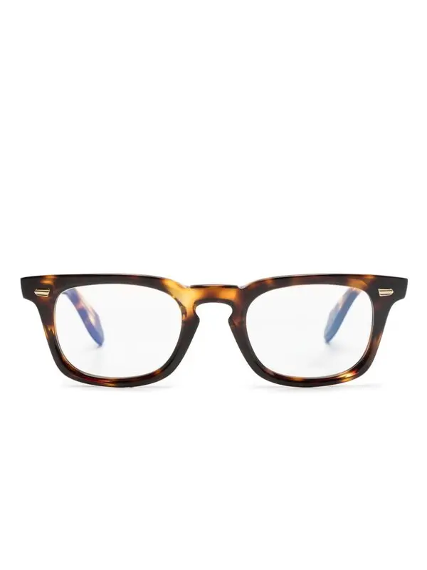 CUTLER & GROSS 1406 Square-frame Eyeglasses - Brown