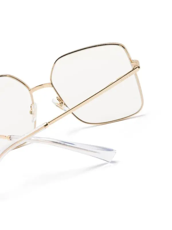 Miu Miu Logo-engraved Square-frame Glasses