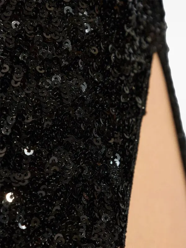 Oseree Sequin-embellished Midi Skirt