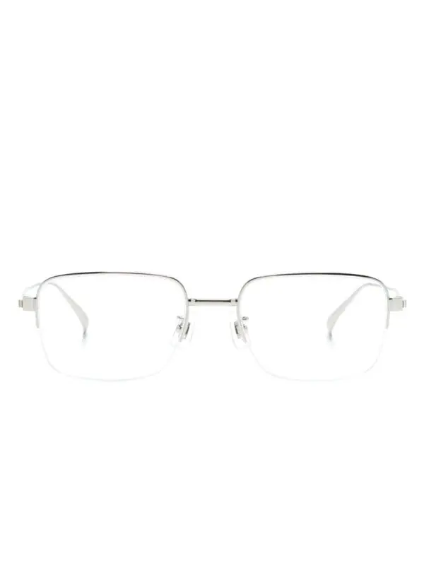 Dunhill Rectangle-frame Glasses - Silver