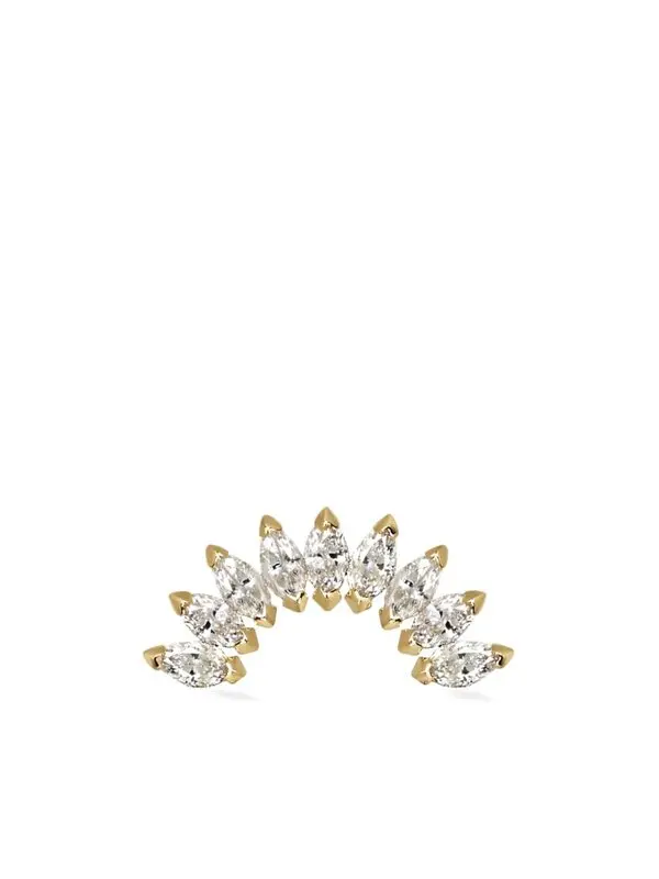 LARK & BERRY 14kt Gold Diamond Earring - Yellow