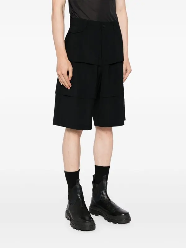 SONGZIO Pleated Cargo Shorts