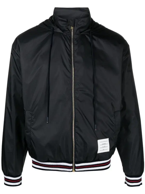 Thom Browne Logo-patch Ripstop Jacket