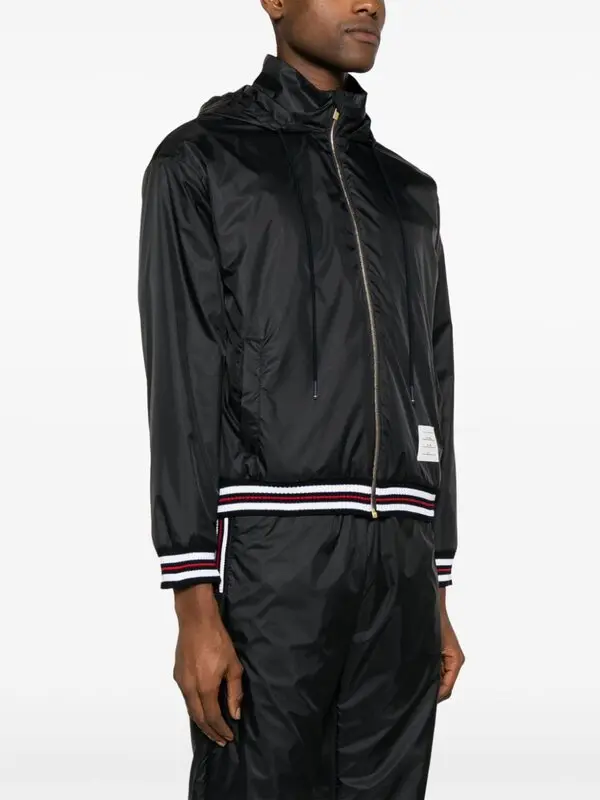 Thom Browne Logo-patch Ripstop Jacket