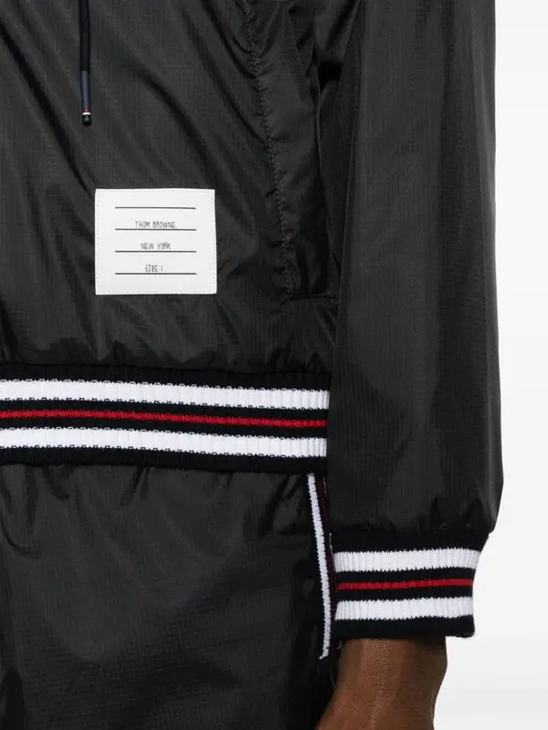 Thom Browne Logo-patch Ripstop Jacket