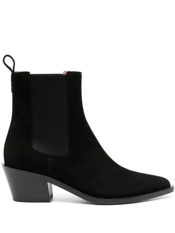 GIANVITO ROSSI Wylie 45mm Suede Boots - Black