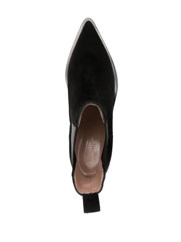 GIANVITO ROSSI Wylie 45mm Suede Boots - Black