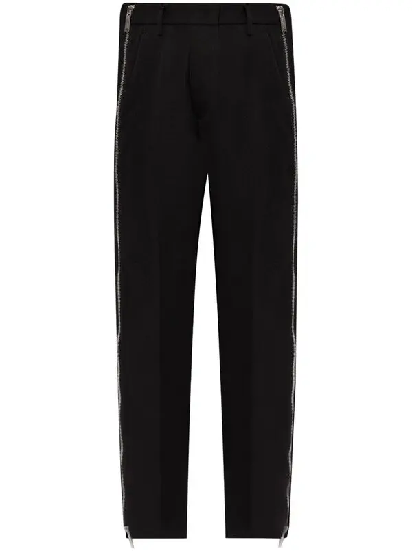 Dsquared2 Side Zip-up Virgin Wool Trousers