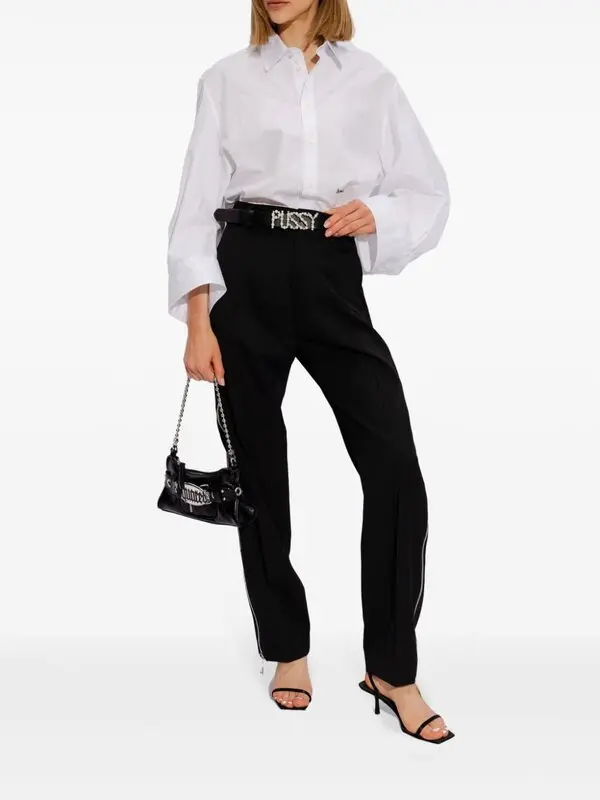 Dsquared2 Side Zip-up Virgin Wool Trousers