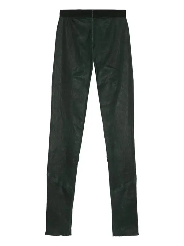 ISAAC SELLAM EXPERIENCE Leather Skinny Trousers