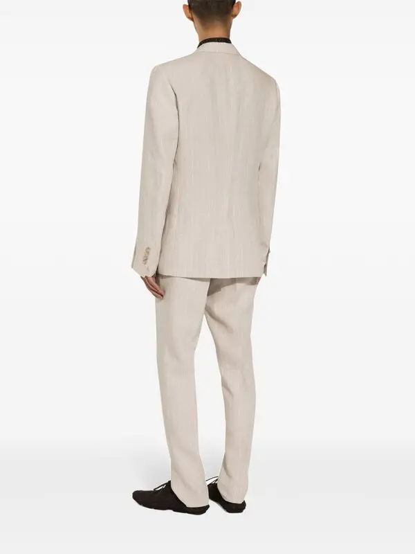 Dolce & Gabbana Pinstriped Linen Blazer