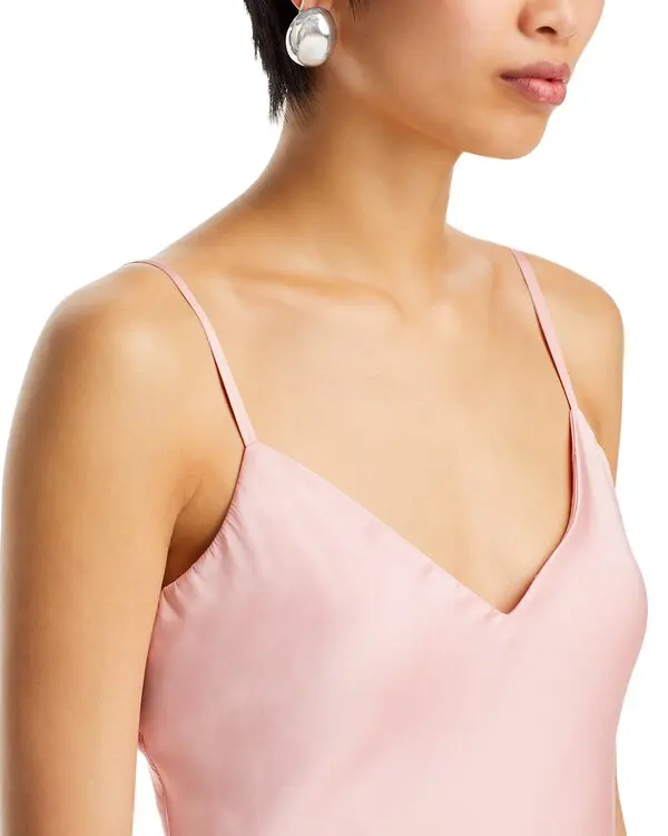 Aqua Drop Waist Mini Dress In Blush - 80% Off | Editorialist