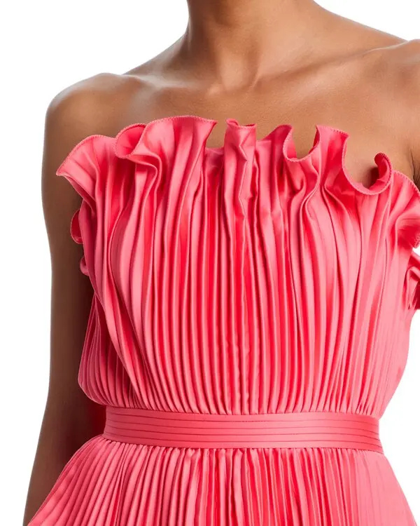 AMUR Janey Tiered Midi Dress