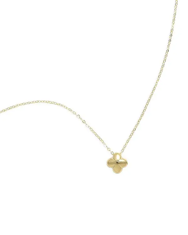 Moon Meadow 14k Yellow Clover Pendant Necklace In Gold 30% Off
