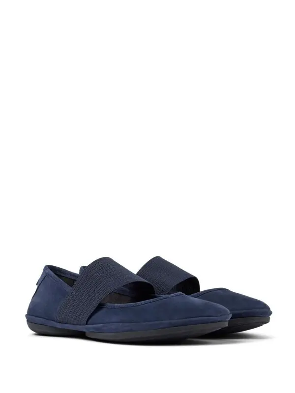 Camper Right Nina Suede Ballerinas - Blue