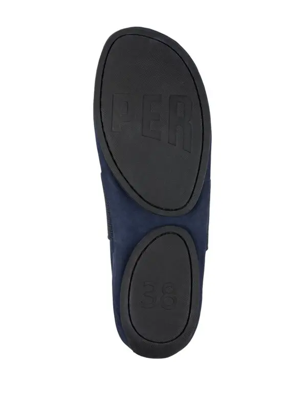 Camper Right Nina Suede Ballerinas - Blue