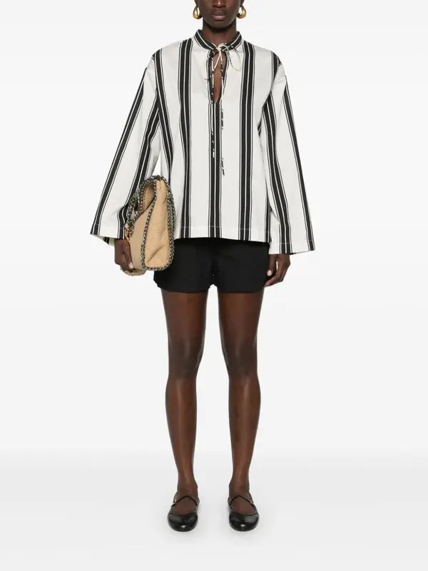 Matteau Mid-rise Organic Cotton Shorts - Black