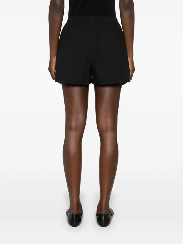 Matteau Mid-rise Organic Cotton Shorts - Black
