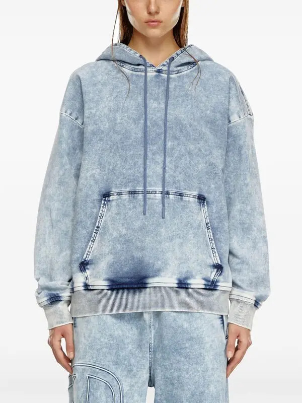 DIESEL® D-um-rib Denim Hoodie