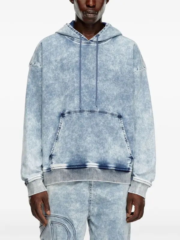 DIESEL® D-um-rib Denim Hoodie