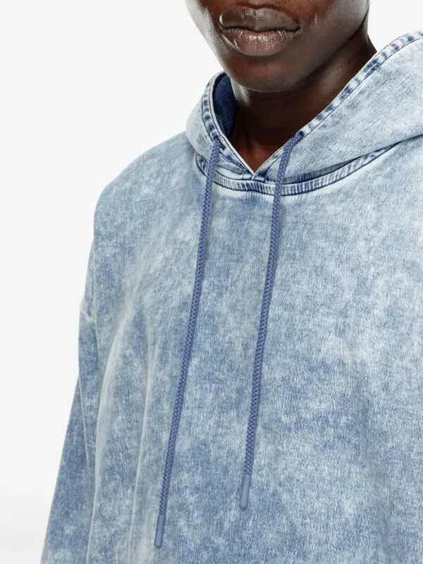 DIESEL® D-um-rib Denim Hoodie