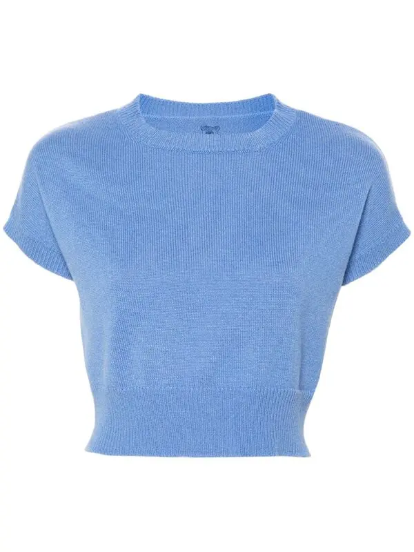 TEDDY CASHMERE Genovas Cashmere Top - Blue