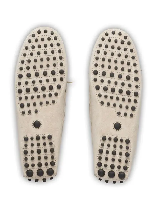 Car Shoe Suede Driving Shoes - Neutrals