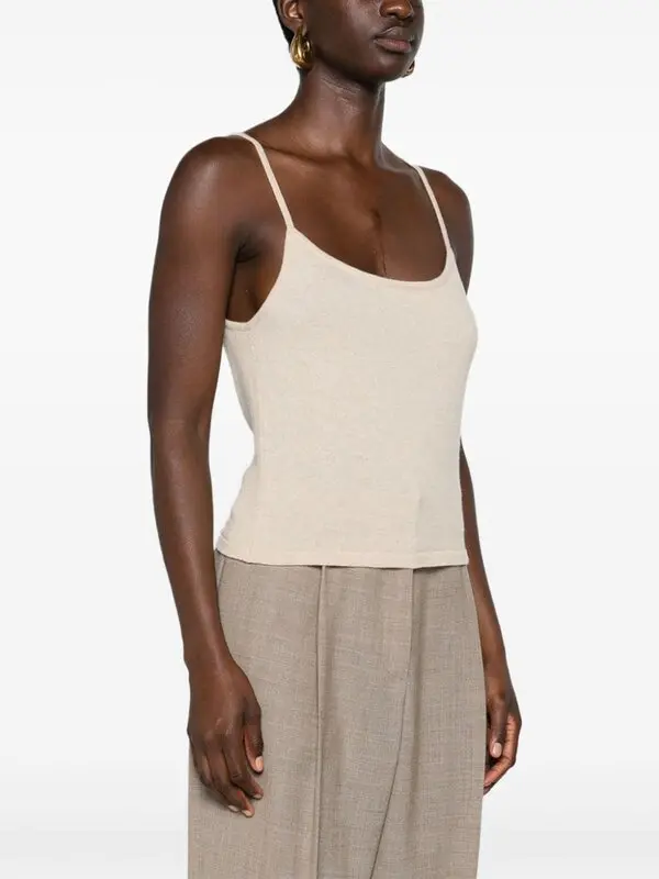 TEDDY CASHMERE Rapallo Tank Top - Neutrals