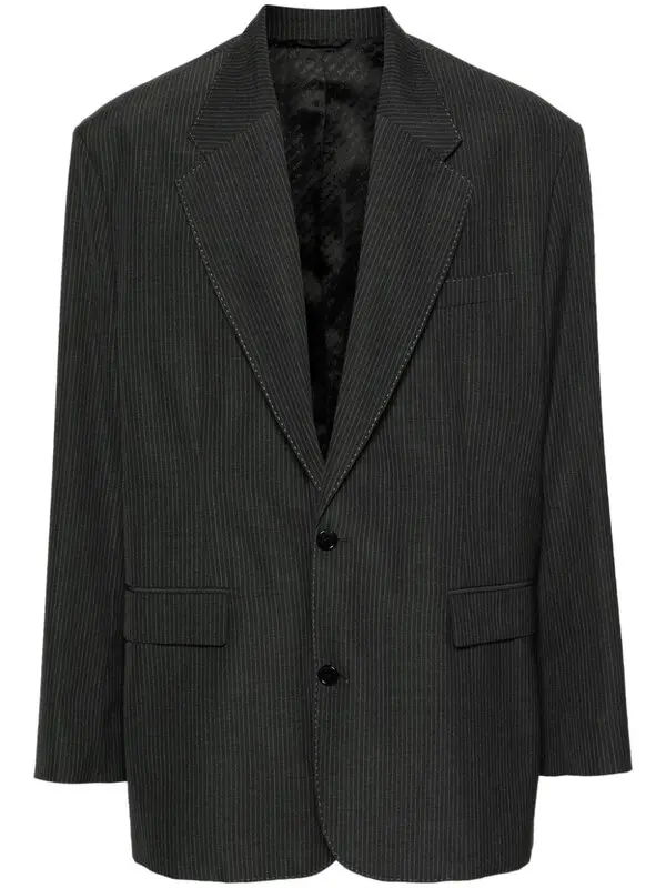 Acne Studios Pinstriped Single-breasted Blazer