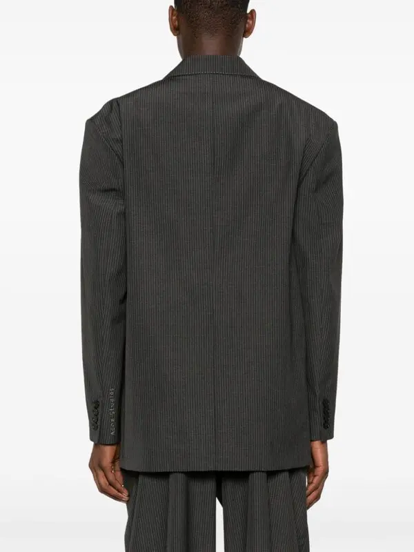 Acne Studios Pinstriped Single-breasted Blazer