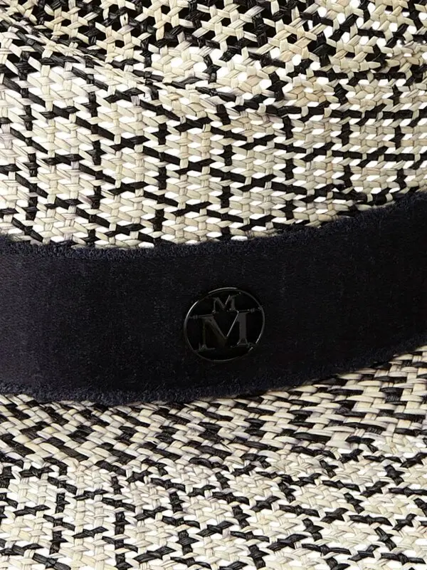 MAISON MICHEL Virginie Straw Fedora - Neutrals