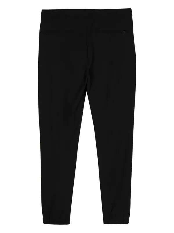 Theory Terrance Mid-rise Slim-fit Track Pants - Black