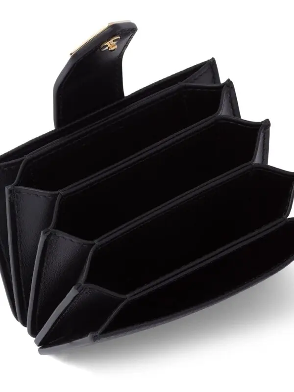 Prada Saffiano Leather Card Holder - Black