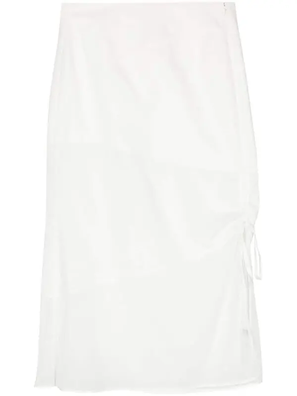 Shiatzy Chen Gathered Midi Skirt