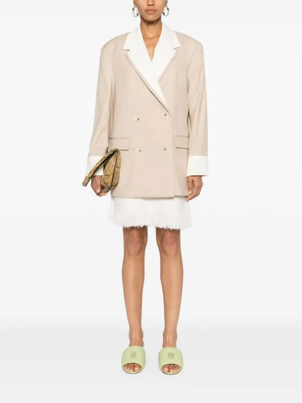 Remain Birger Christensen Two-tone Double-breasted Blazer