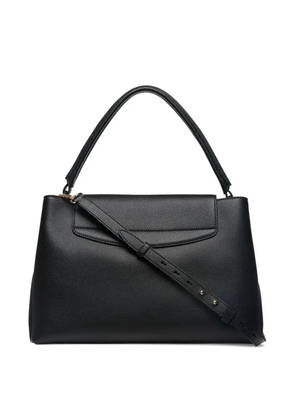 Bally Lock Me Leather Tote - Black