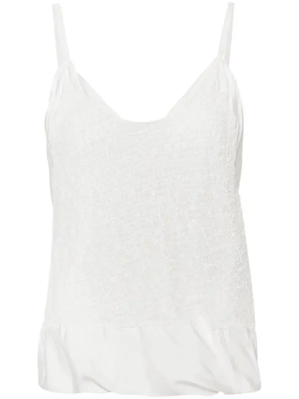 JIL SANDER Openwork-detail Tank Top