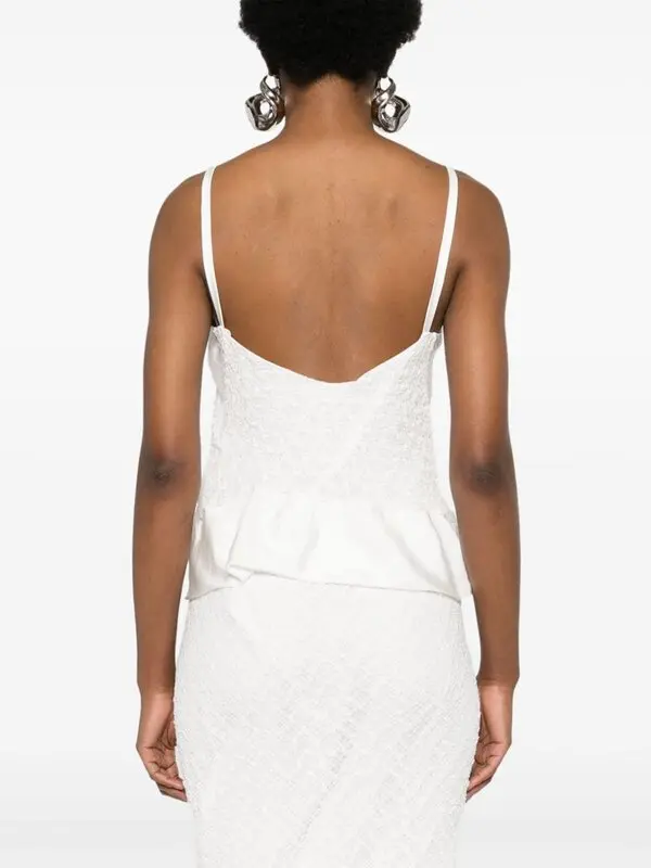 JIL SANDER Openwork-detail Tank Top