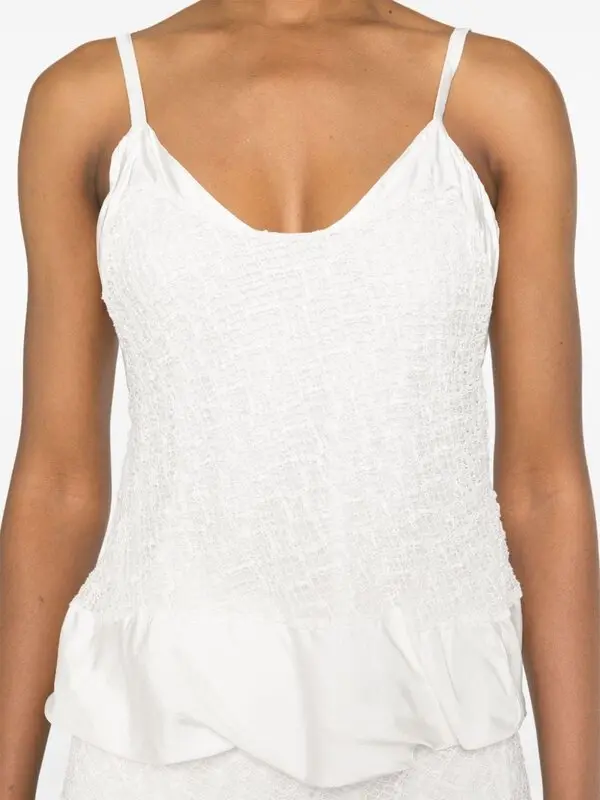 JIL SANDER Openwork-detail Tank Top
