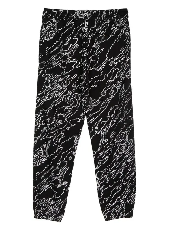 MAHARISHI Maha Basquiat Tapered-leg Track Pants