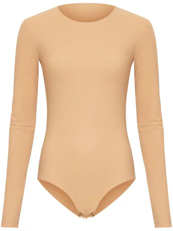 MAISON MARGIELA Numbers-motif Bodysuit - Neutrals