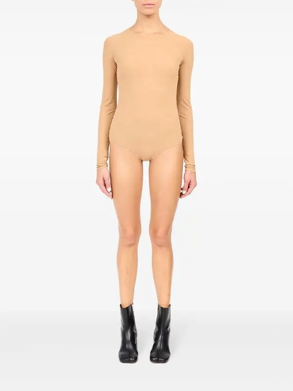 MAISON MARGIELA Numbers-motif Bodysuit - Neutrals