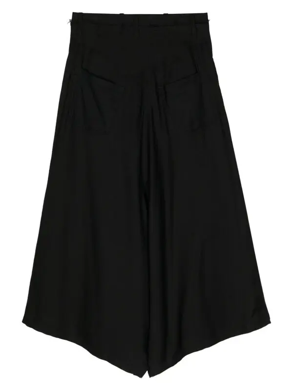 Yohji Yamamoto Asymmetric-hem Midi Skirt