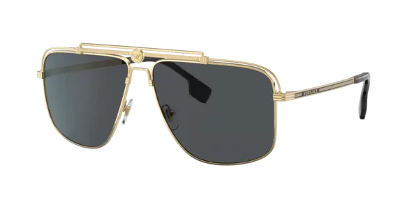 Versace Aviator Sunglasses - Dark Grey