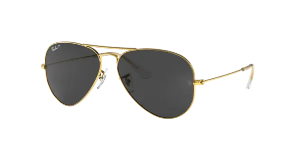 Ray-ban Aviator Sunglasses - Black Polarized