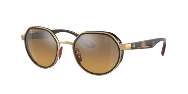 Ray-ban Scuderia Ferrari Collection Sunglasses - Brown,grey
