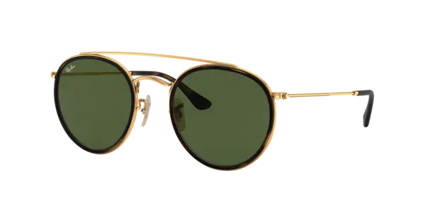 Ray-ban Round Double Bridge Sunglasses - G-15 Green