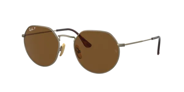 Ray-ban Jack Titanium Sunglasses - Brown