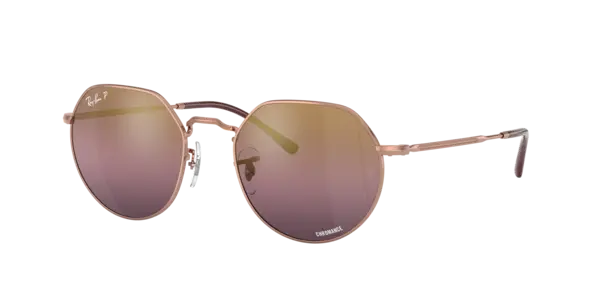 Ray-ban Jack Chromance Sunglasses - Gold,red
