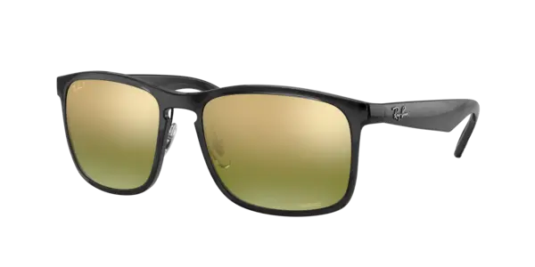 Ray-ban Sunglasses With Polarized Lenses - Blue & Gold Polarized+
